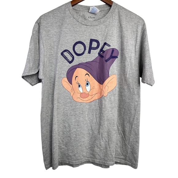 Disney | Shirts | Disney Snow White And The Seven Dwarfs Dopey Face ...